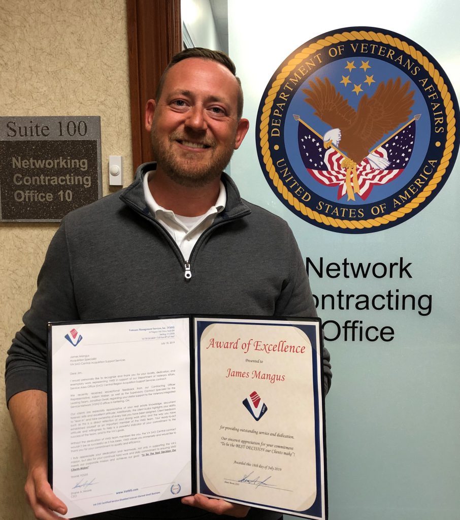 Jim Mangus – A Top-Notch Performer! | Veterans Management Services, Inc.